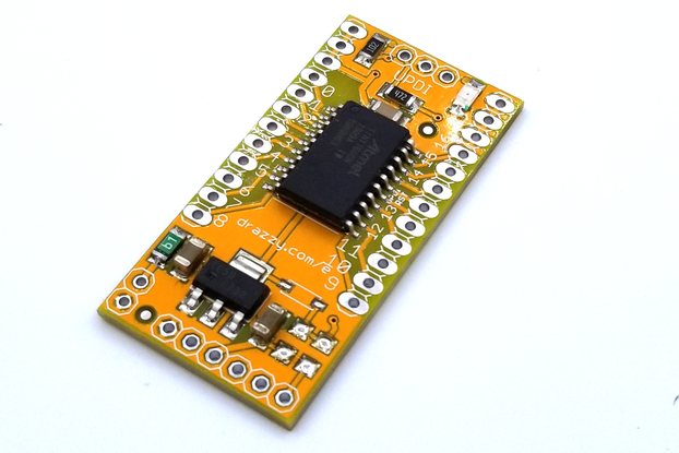 ATtiny841 dev. board w/Optiboot (assembled) from Azzy's Electronics on ...