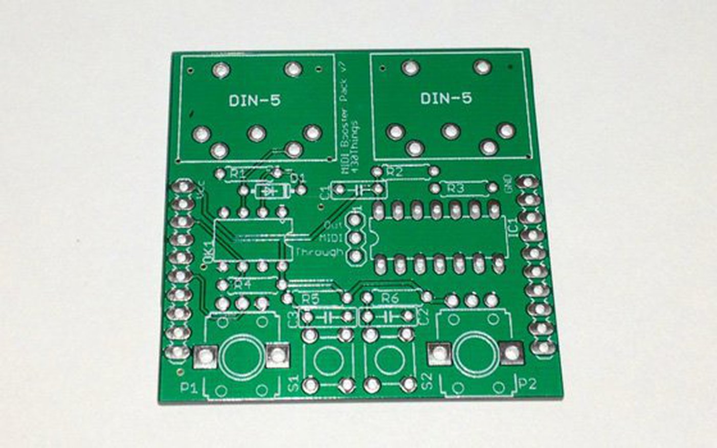 MIDI Booster Pack PCB from RobG on Tindie
