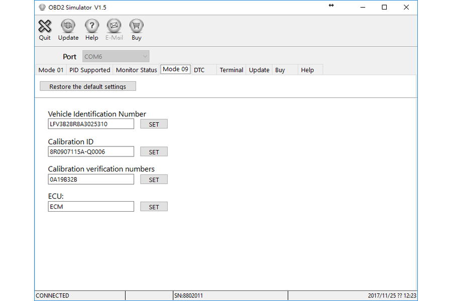 OBD-II ECU Simulator from kevinliang on Tindie