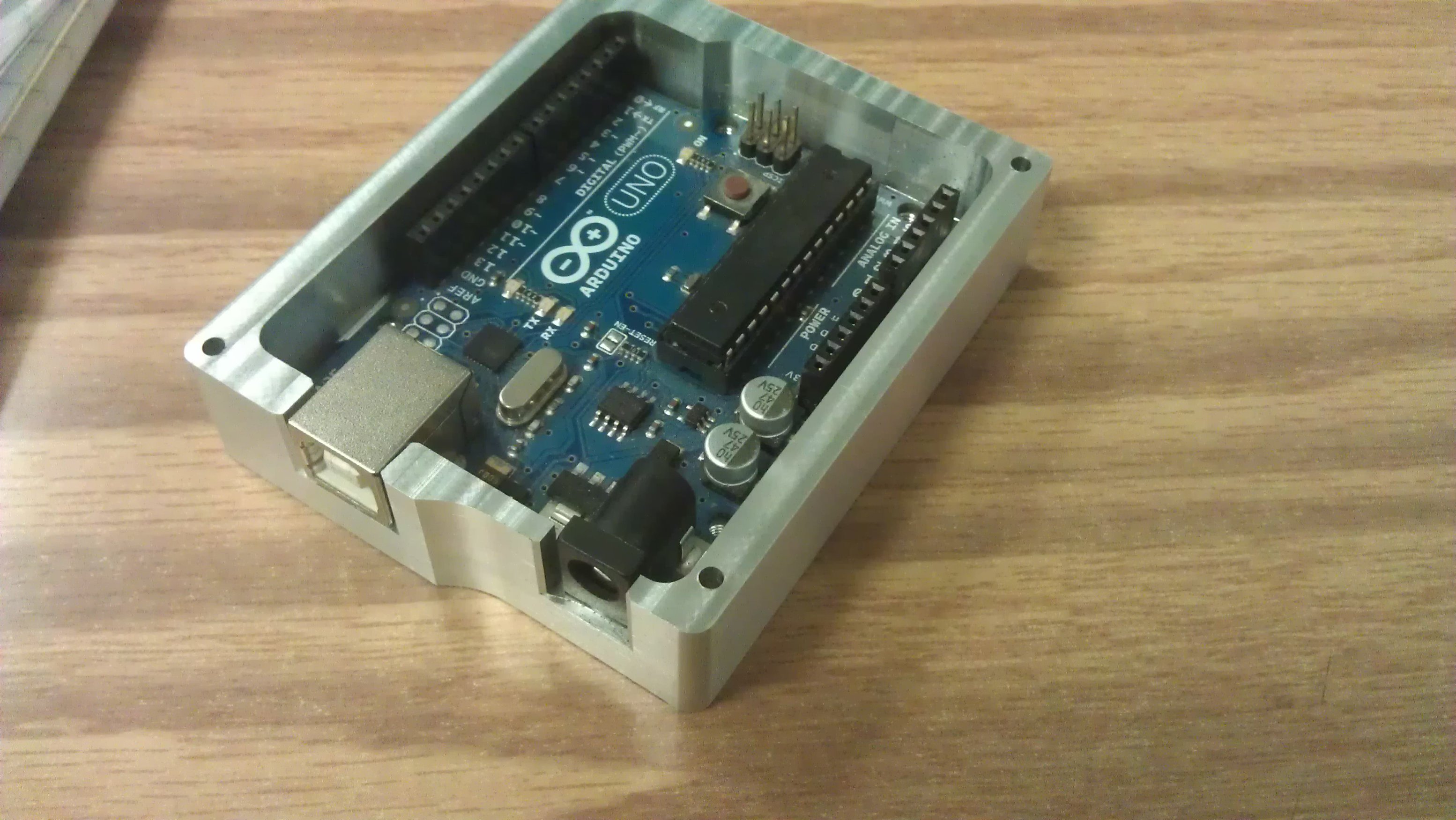 Machined Aluminum Arduino Tray from diyourfaceoff on Tindie