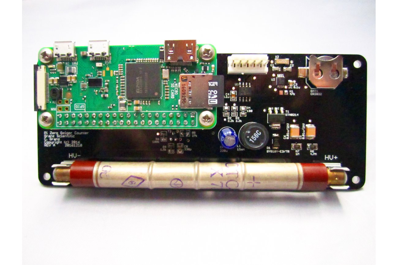 Raspberry Pi Zero IoT Geiger Counter from Granz Scientific on Tindie