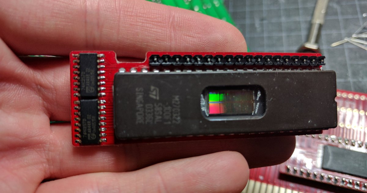 27C322 to SNES Rom adapter from mrTentacle on Tindie
