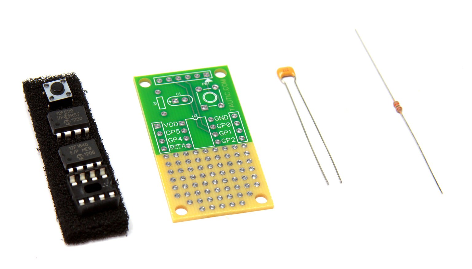 8 Pin PIC Development Kit from TAUTIC ELECTRONICS LLC on Tindie