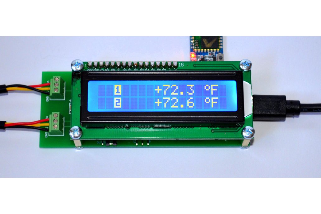 2CH Temperature Data Logger Bluetooth from KRIDA Electronics on Tindie