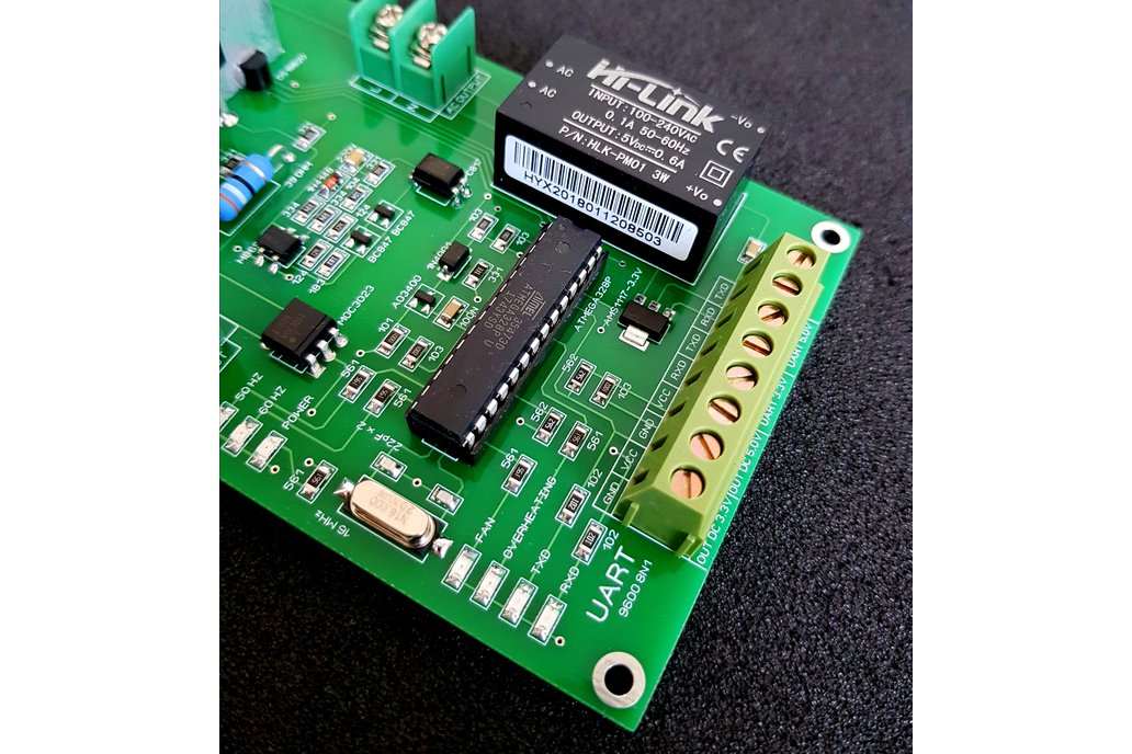 SERIAL Interface AC Dimmer 16A TRIAC Leading EDGE from KRIDA ...