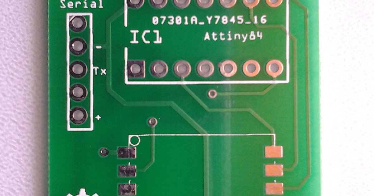 ATtiny Sensor Node PCB from Arduinopraxis on Tindie