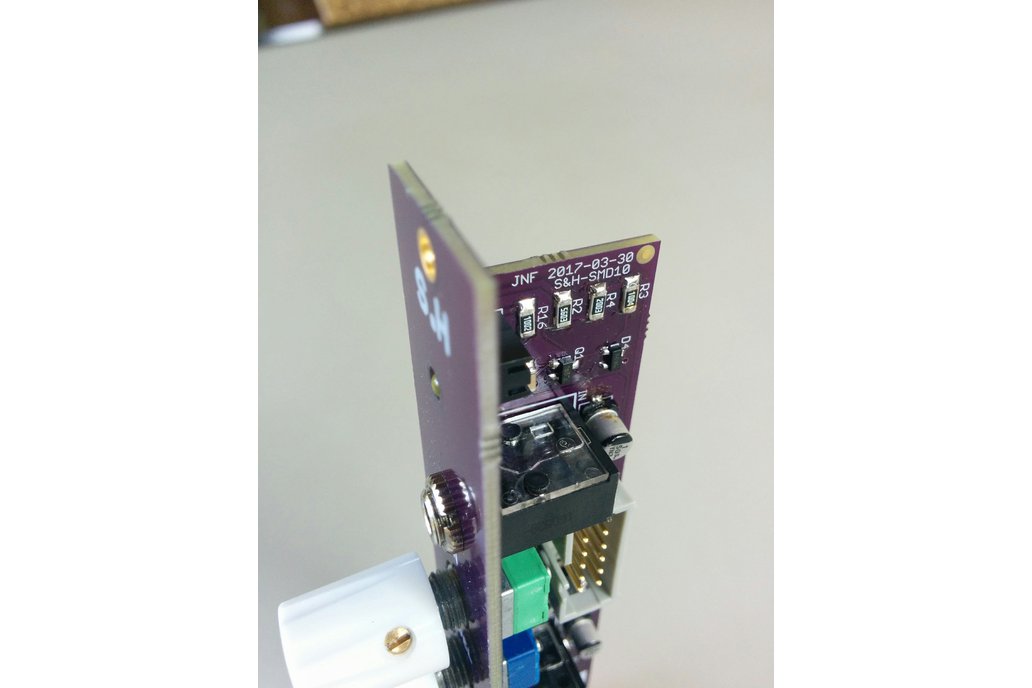 Eurorack Sample and Hold (PCB and Panel) from PMFoundations on Tindie