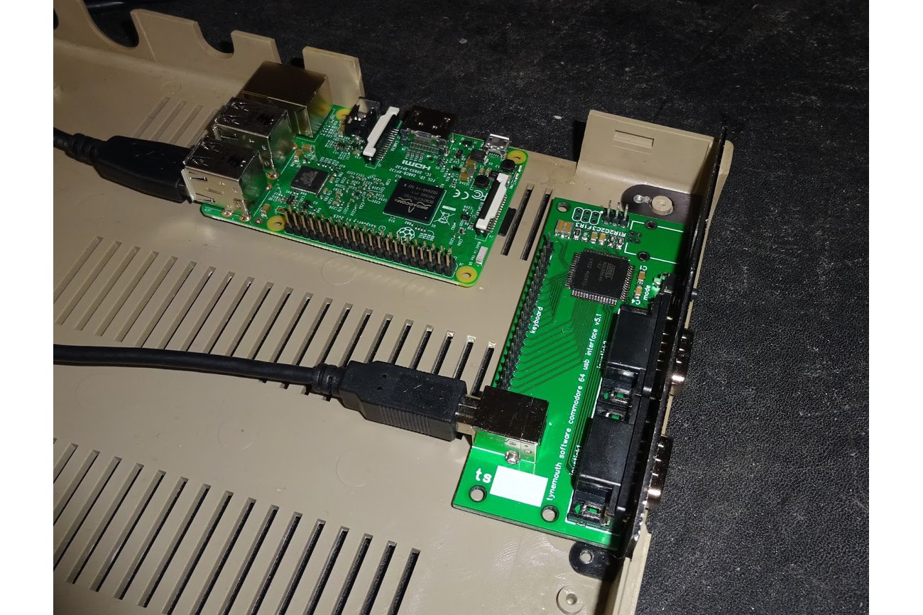 Commodore 64 USB keyboard and dual joystick kit from Tynemouth Software ...