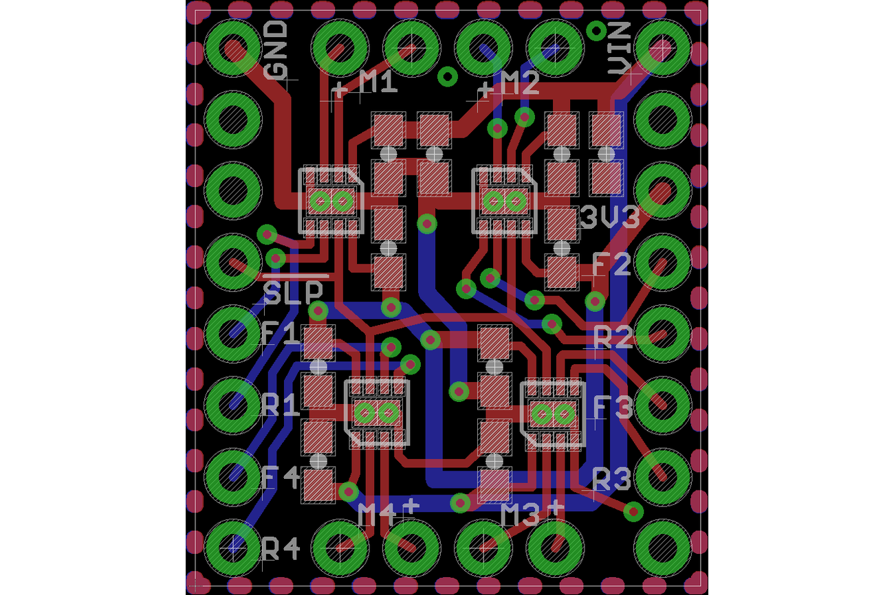 DRV8837 H-Bridge DC Motor Driver from Pesky Products on Tindie