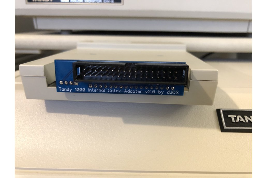 Tandy 1000 Internal Gotek Adapter from Cybernetic Systems on Tindie
