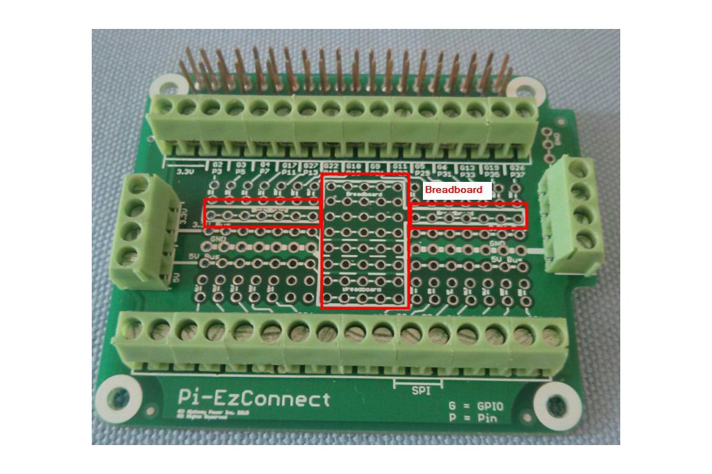 Pi-EzConnect - easy to connect Raspberry PI GPIO from Alchemy Power Inc ...