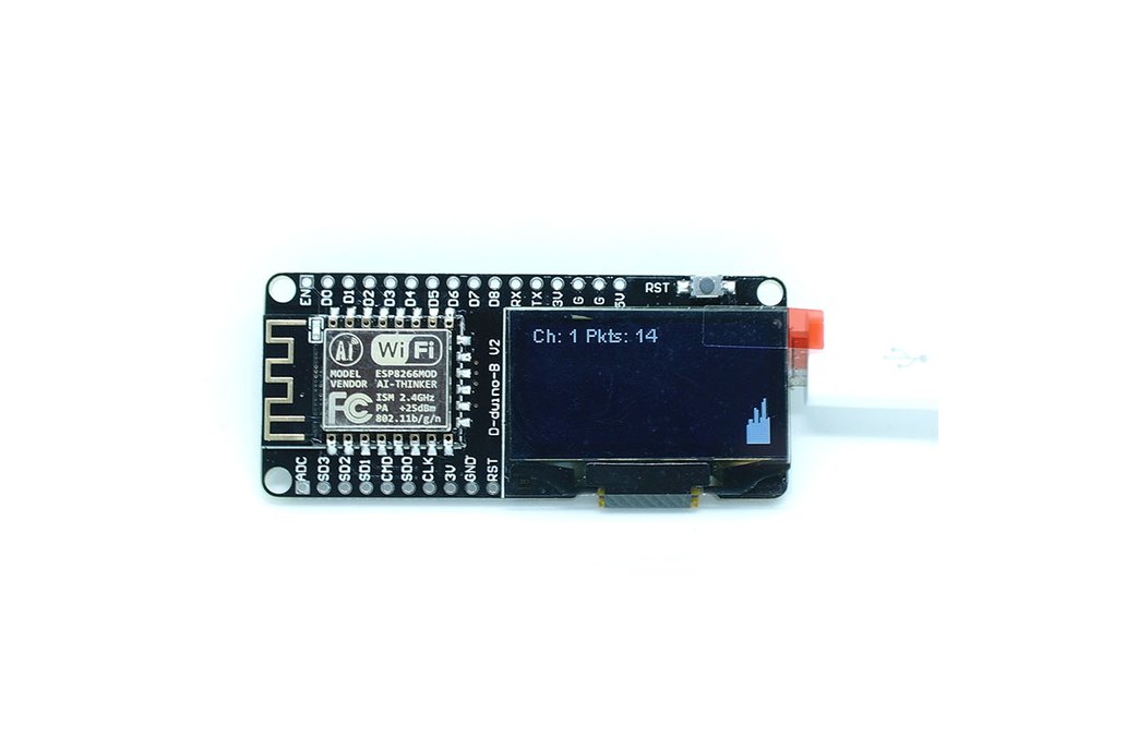 Wifi Packet Monitor Preflashed D Duino B From Travis Lin On Tindie 