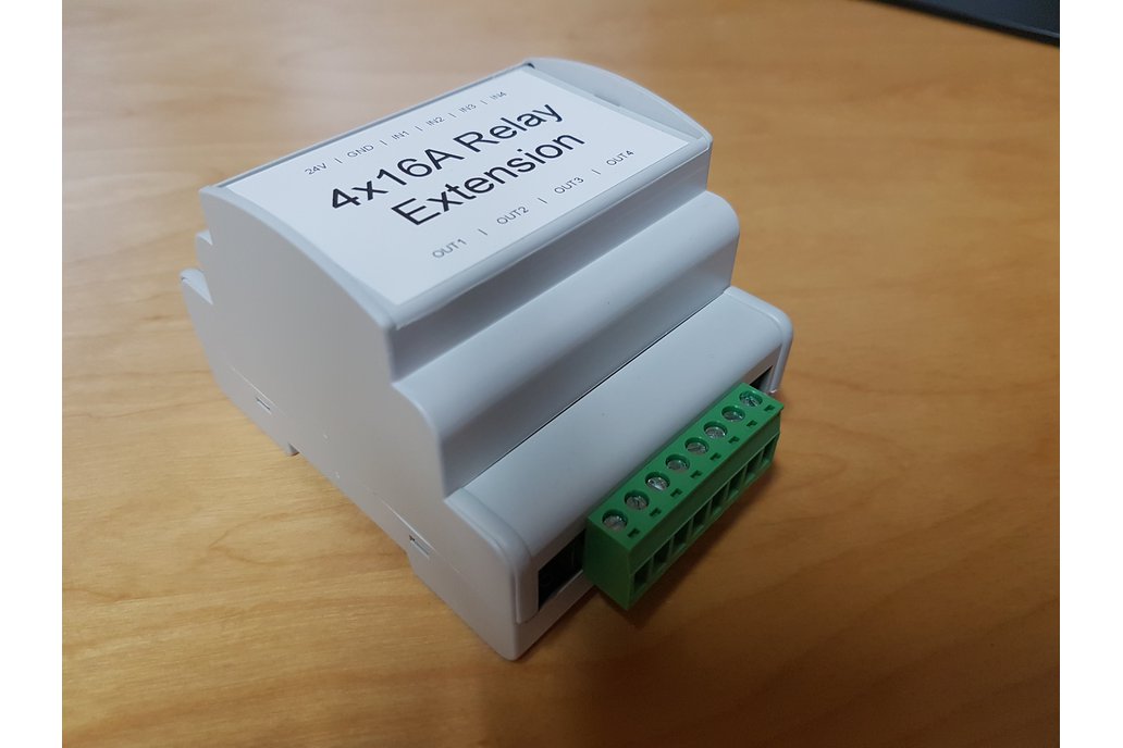 Relay Extension 4x16A (for DIN Rail mounting) from Beni_Skate on Tindie