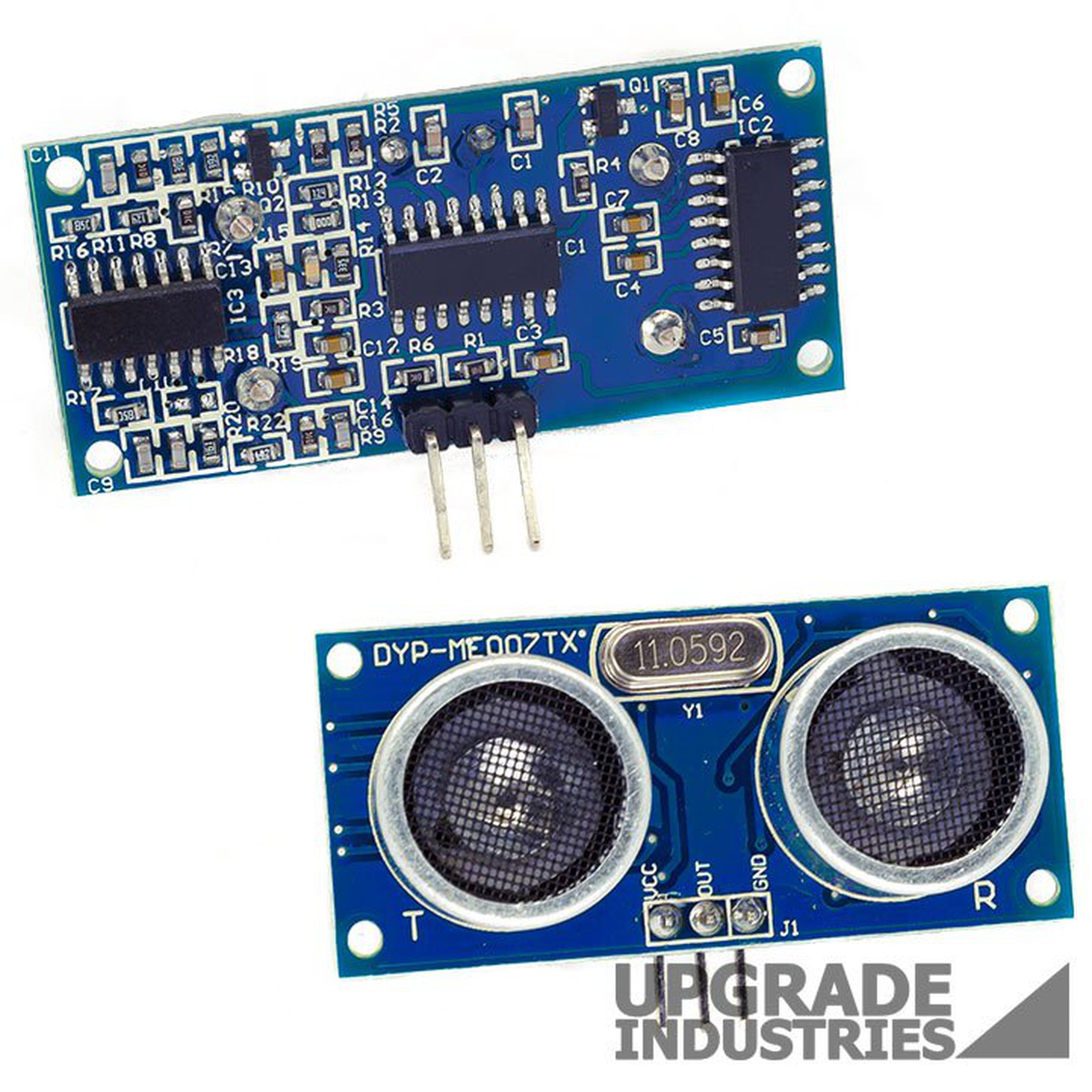Serial Ultrasonic Distance Sensor from UPGRADE INDUSTRIES on Tindie