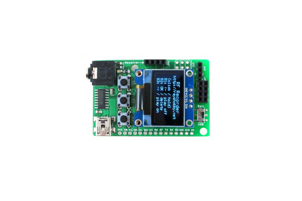 RFToy - Arduino-based RF dev. board, with OLED from Rayshobby LLC on Tindie