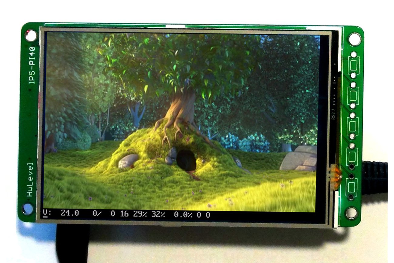 4.0" 480x320 IPS screen for Raspberry Pi from Hwlevel on Tindie