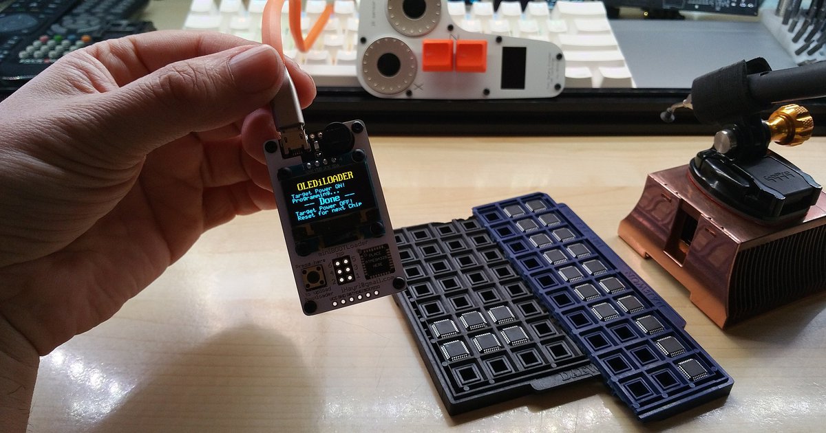 Tiny Stand Alone Atmega328 Bootloader Burner from Phoenix CNC, OLEDiUNO on Tindie