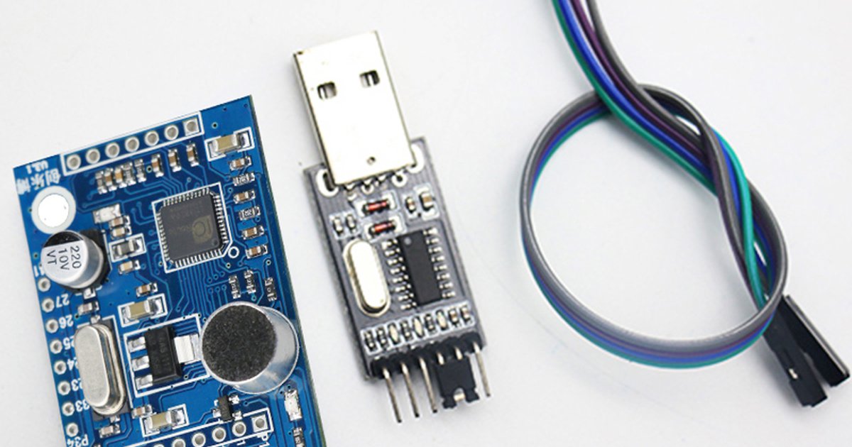 Speech recognition module LD3320 from EASYLIFE on Tindie