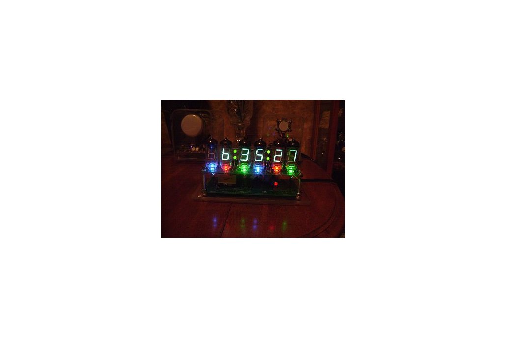 VFD clock using IV-11 big Soviet era vacuum tubes from Oscilloscope ...