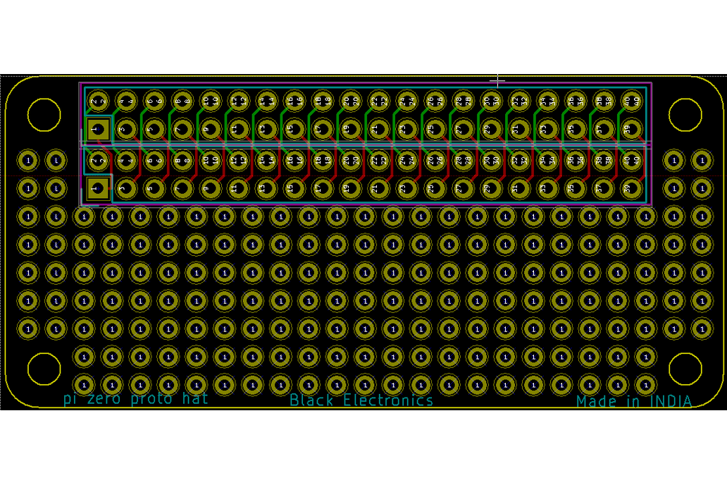 Pi Zero Proto HAT from Black Electronics on Tindie