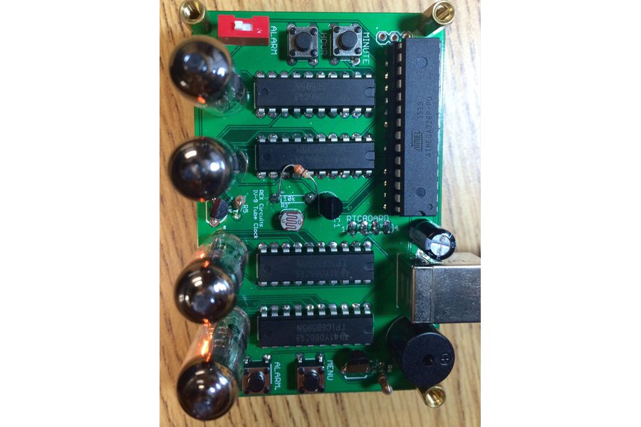 IV - 9 Numitron Tube Clock from celzey11 on Tindie