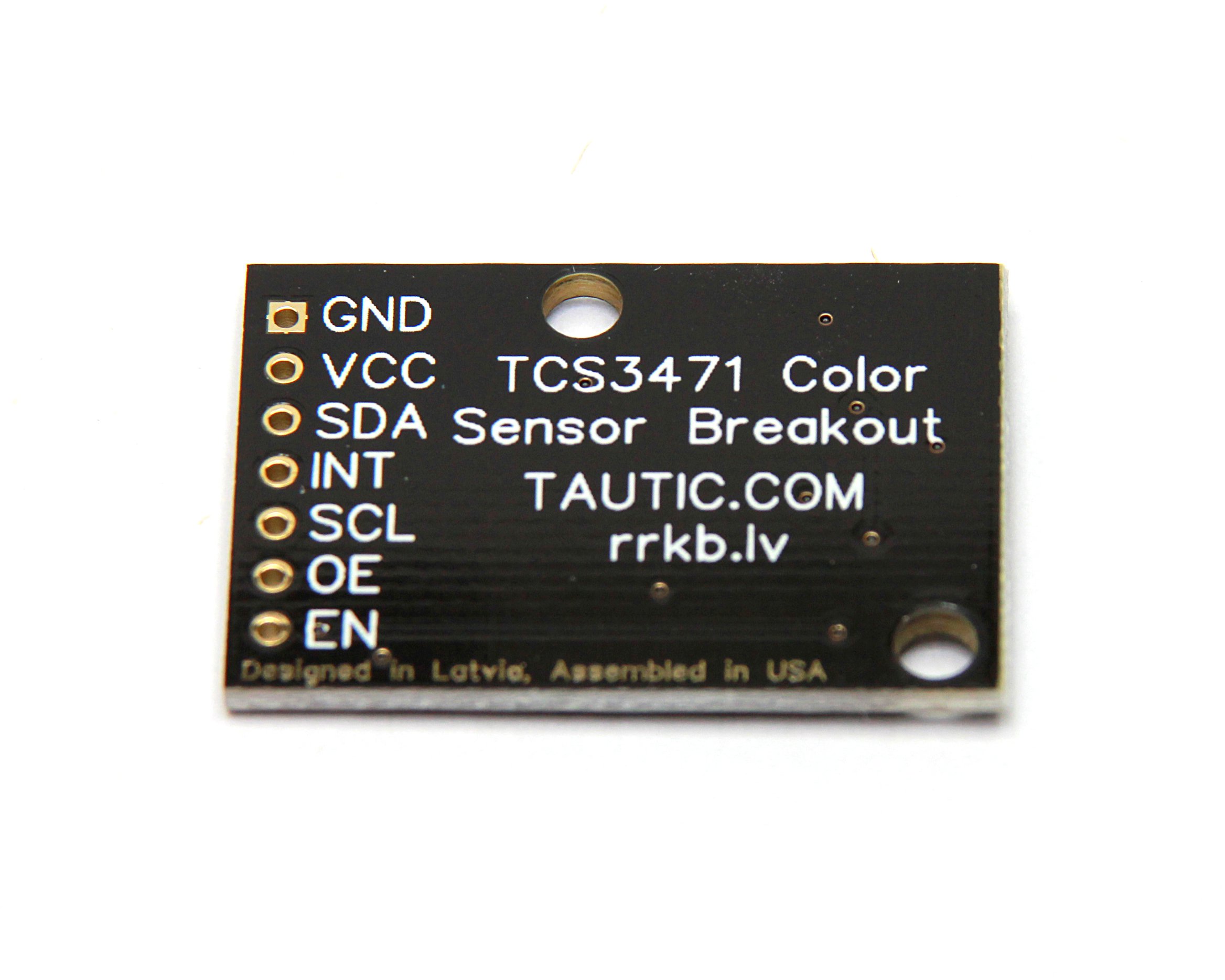 TCS34717 Color Sensor Breakout from TAUTIC ELECTRONICS LLC on Tindie