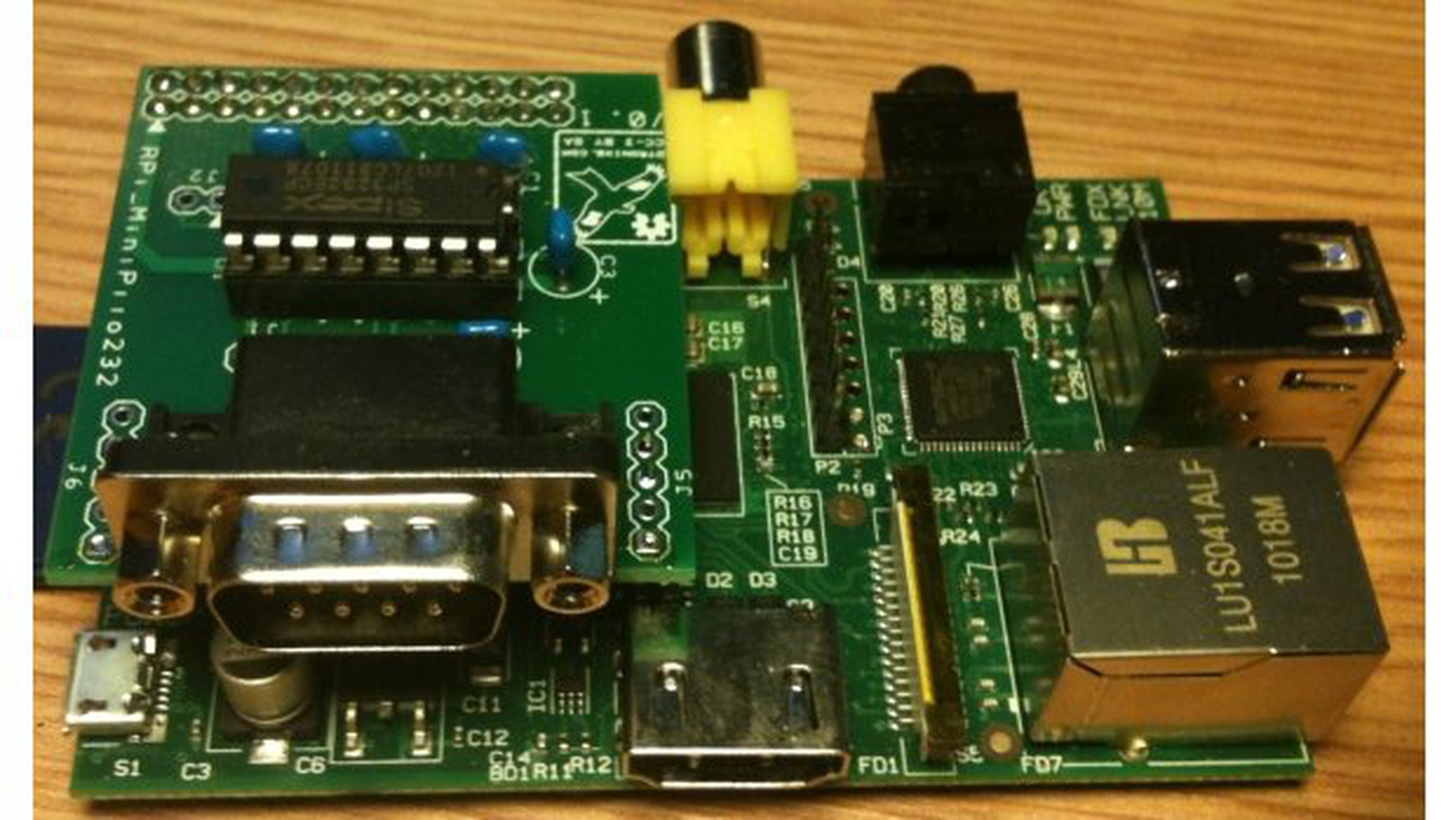 Raspberry PIIO - MiniPiio RS232 add-on board from DTRONIXS on Tindie