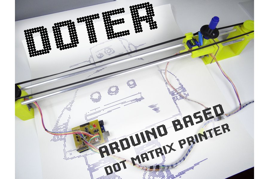Dotter PCB for Arduino Based Dot Matrix Printer from Nikodem on Tindie