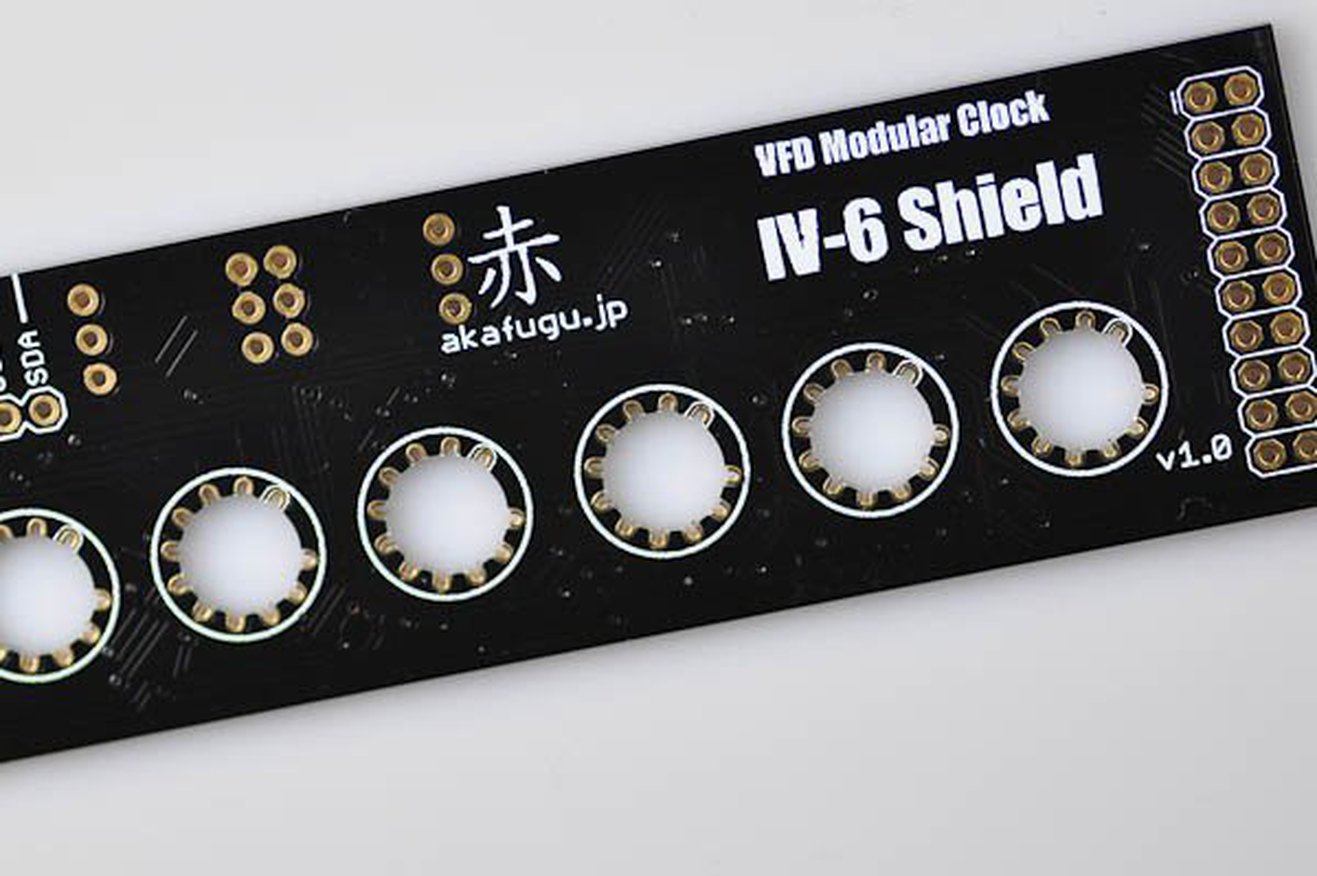 VFD Modular Clock IV-6 from Akafugu Corporation on Tindie