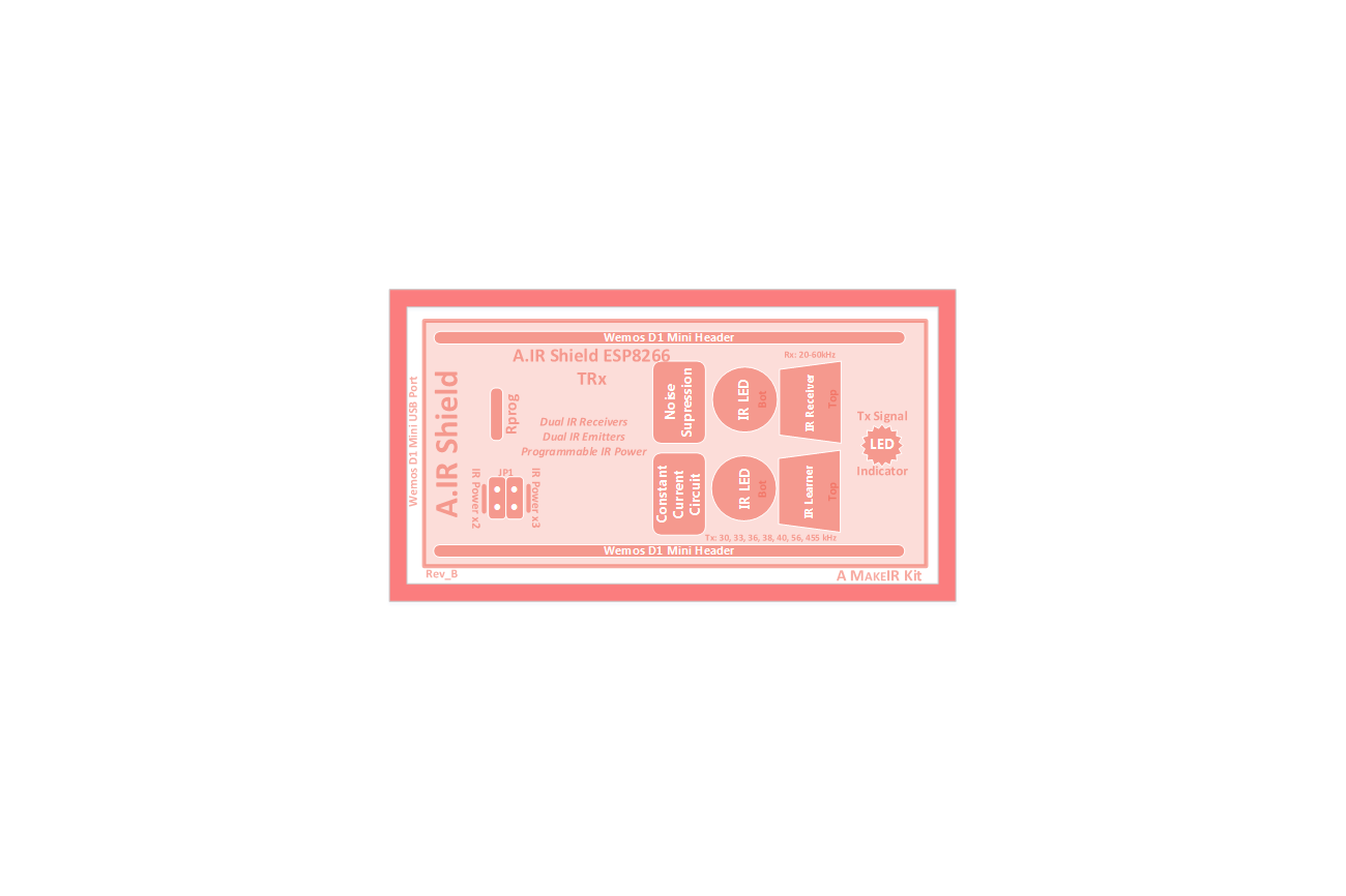 ESP8266/ESP32 TRx, advanced infrared module (IR) from Ir Analysir ...