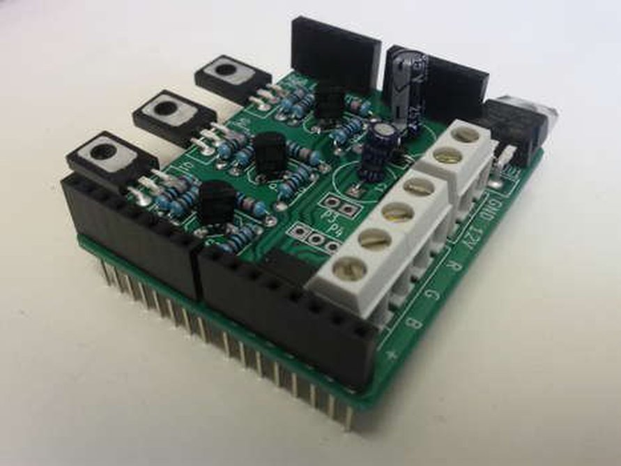 RGB LED Arduino Shield from The Curious Electric Company on Tindie