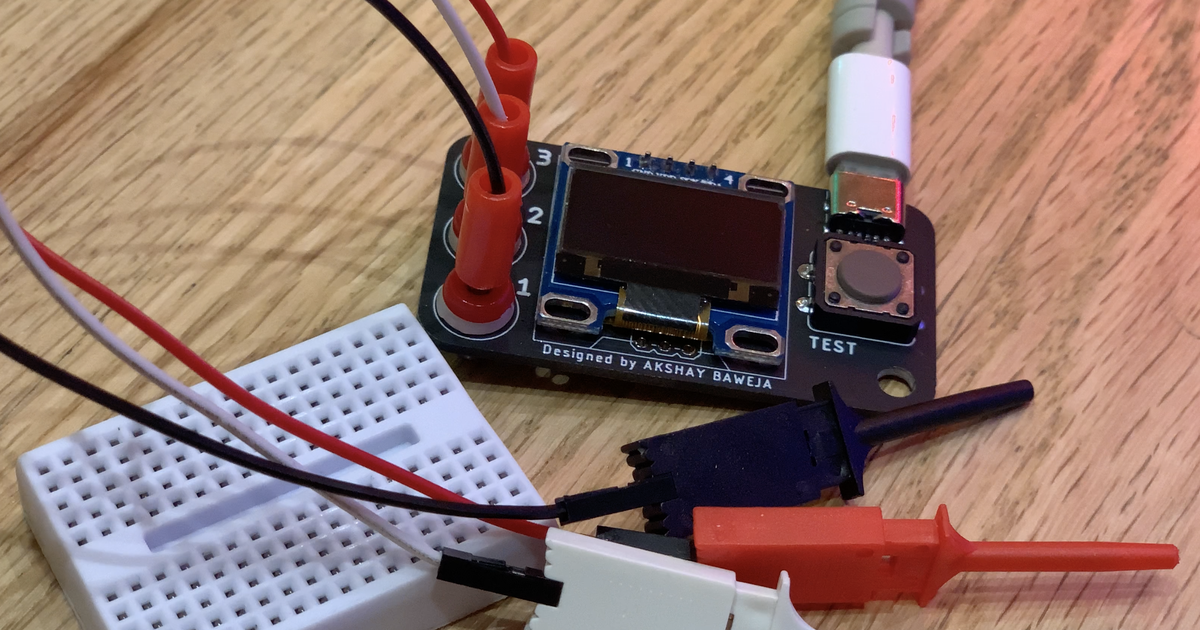 Component Tester - Keychain from Akshay Baweja on Tindie