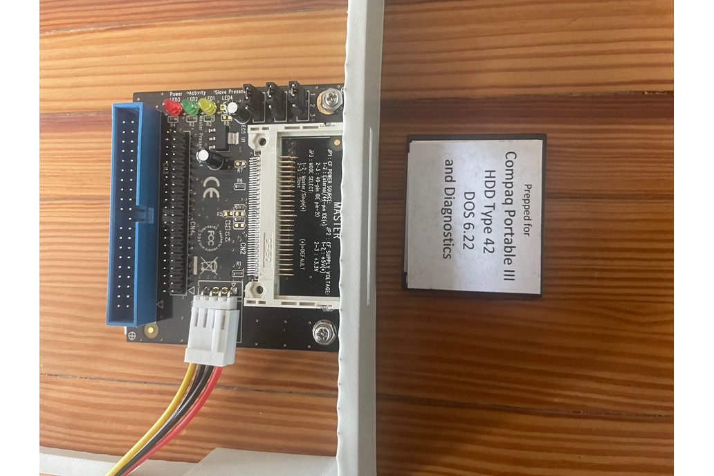 compaq portable iii setup disk