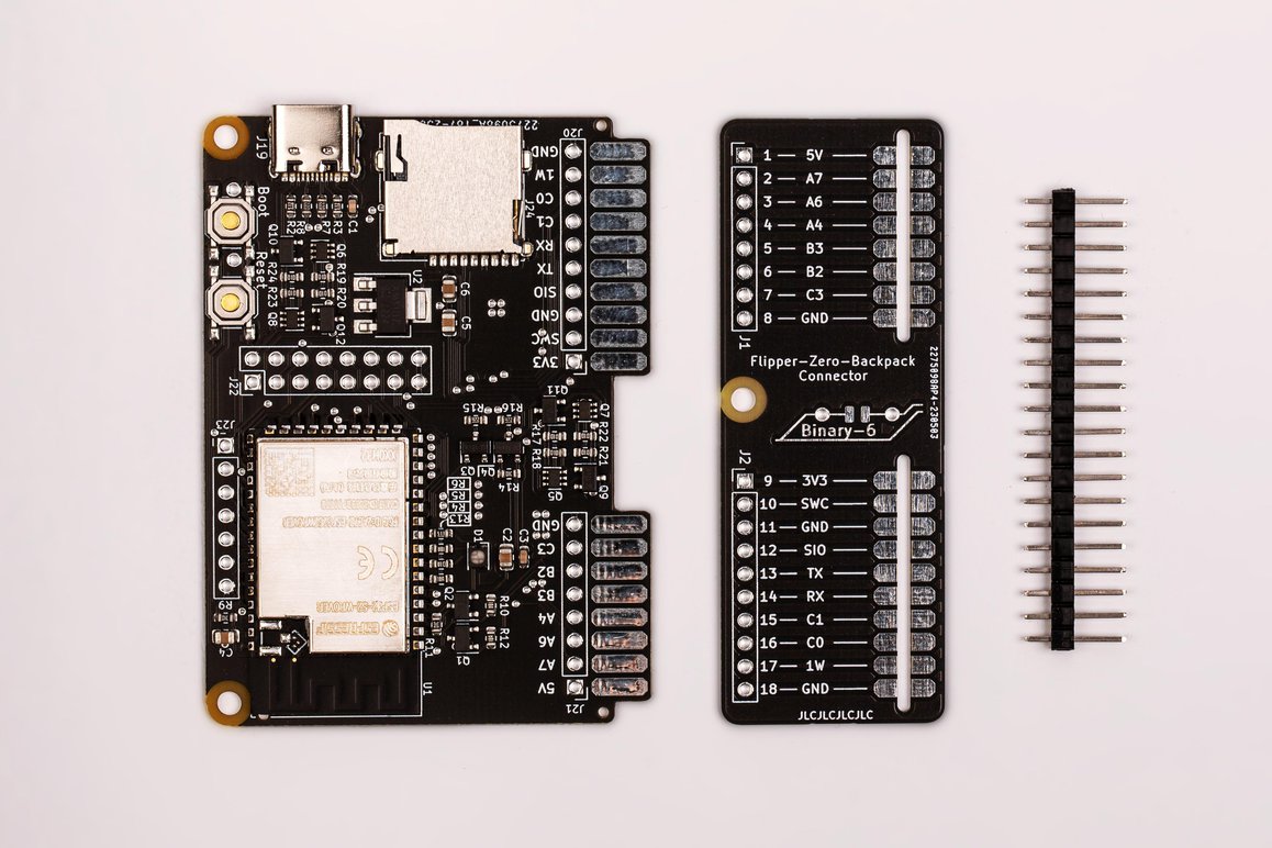 Flipper Zero - Wifi Backpack - ESP32 [Kit] from Binary-6 on Tindie