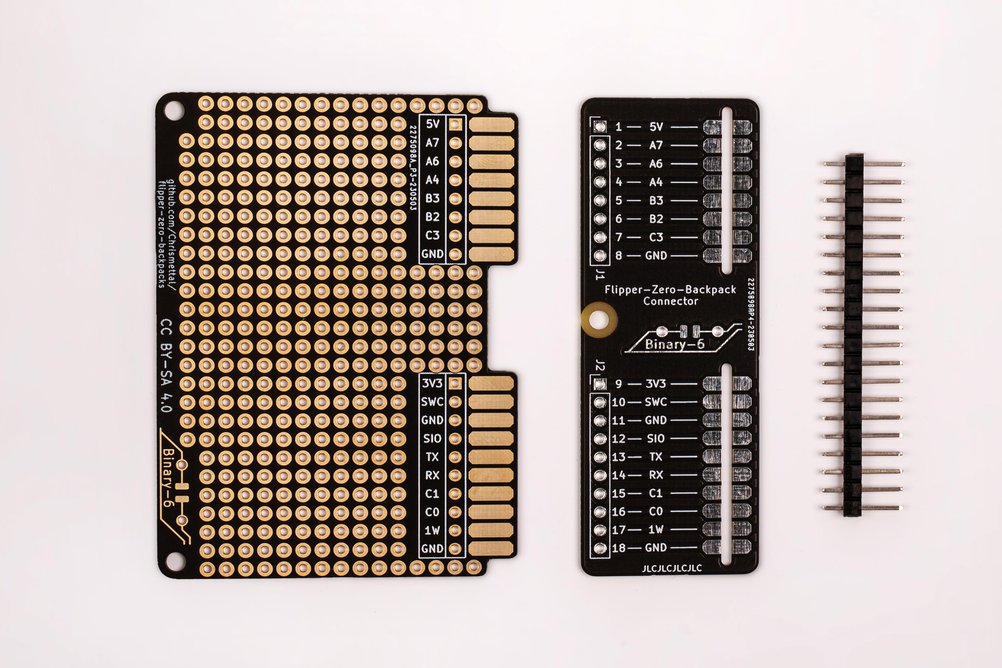 Flipper Zero - Protoboard Backpack from Binary-6 on Tindie