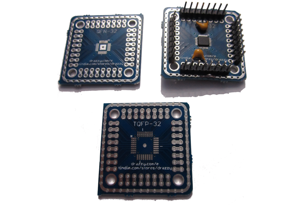 Breakout boards for QFN/VQFN/MLF SMD parts from Azzy's Electronics on ...