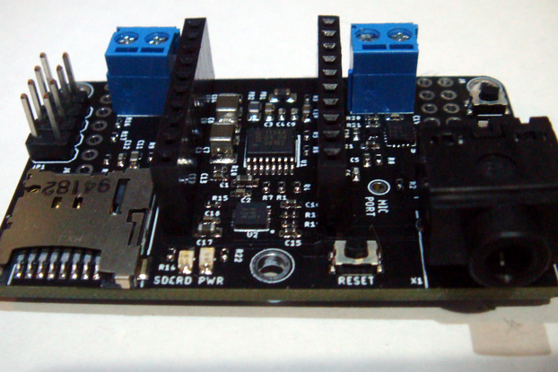 Arduino Teensy Guitar Audio Shield From Blackaddr Audio On Tindie
