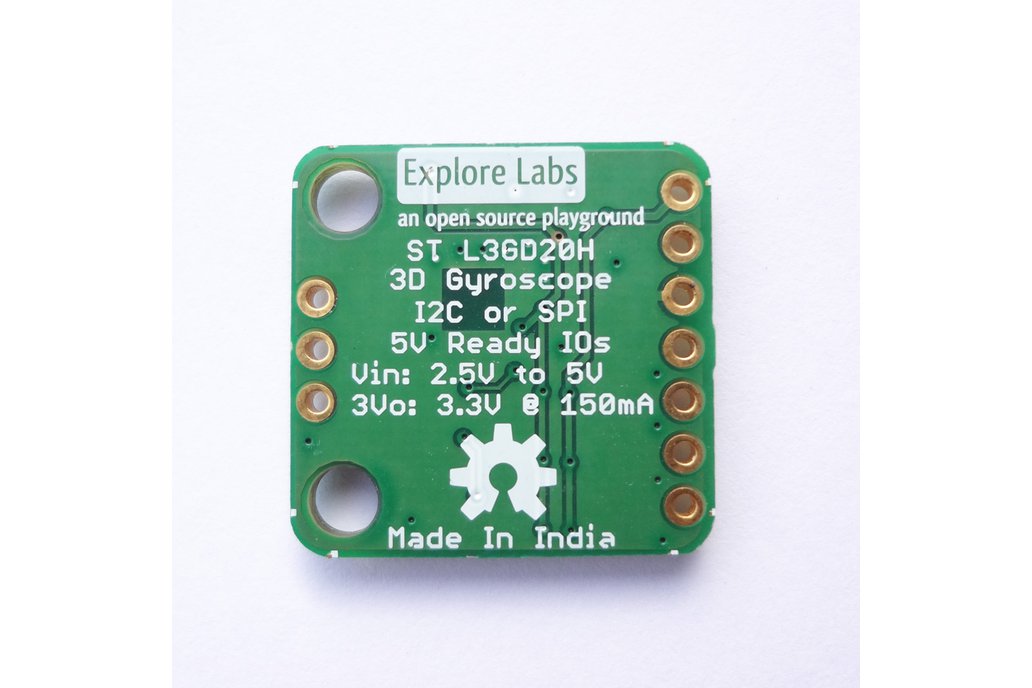 L3GD20H 3D Gyroscope 5V Ready w/ Voltage Regulator from Explore Labs on ...
