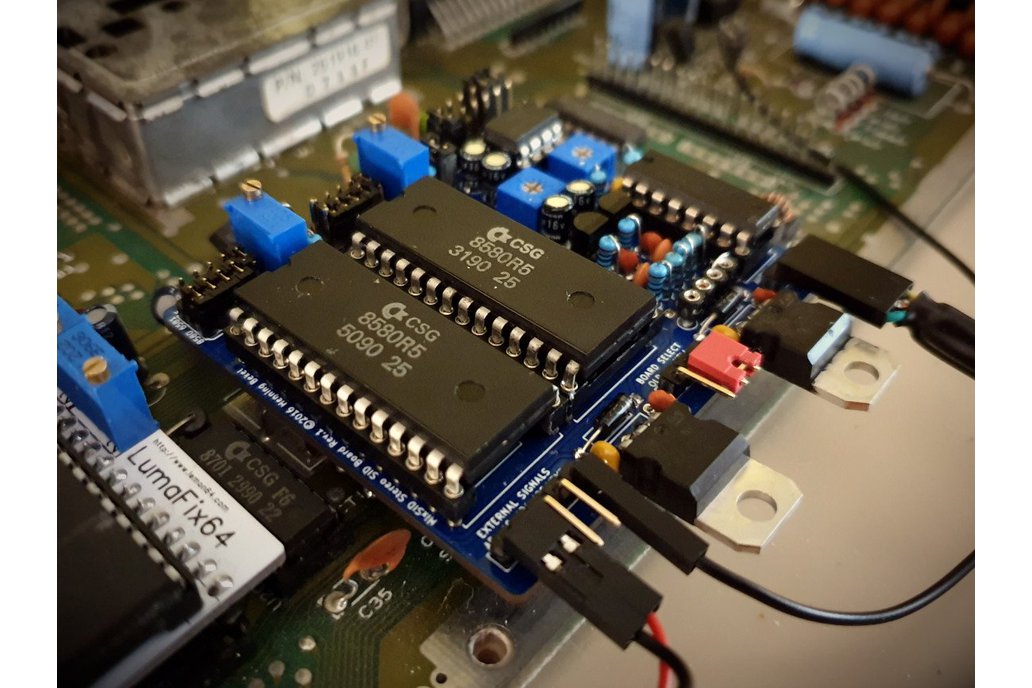 MixSID - stereo SID board for Commodore 64 from devzine.pl on Tindie