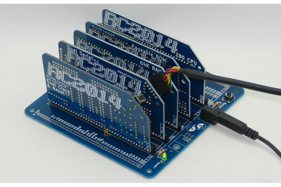 RC2014 Plus - Homebrew Z80 Computer Kit from Semachthemonkey on Tindie