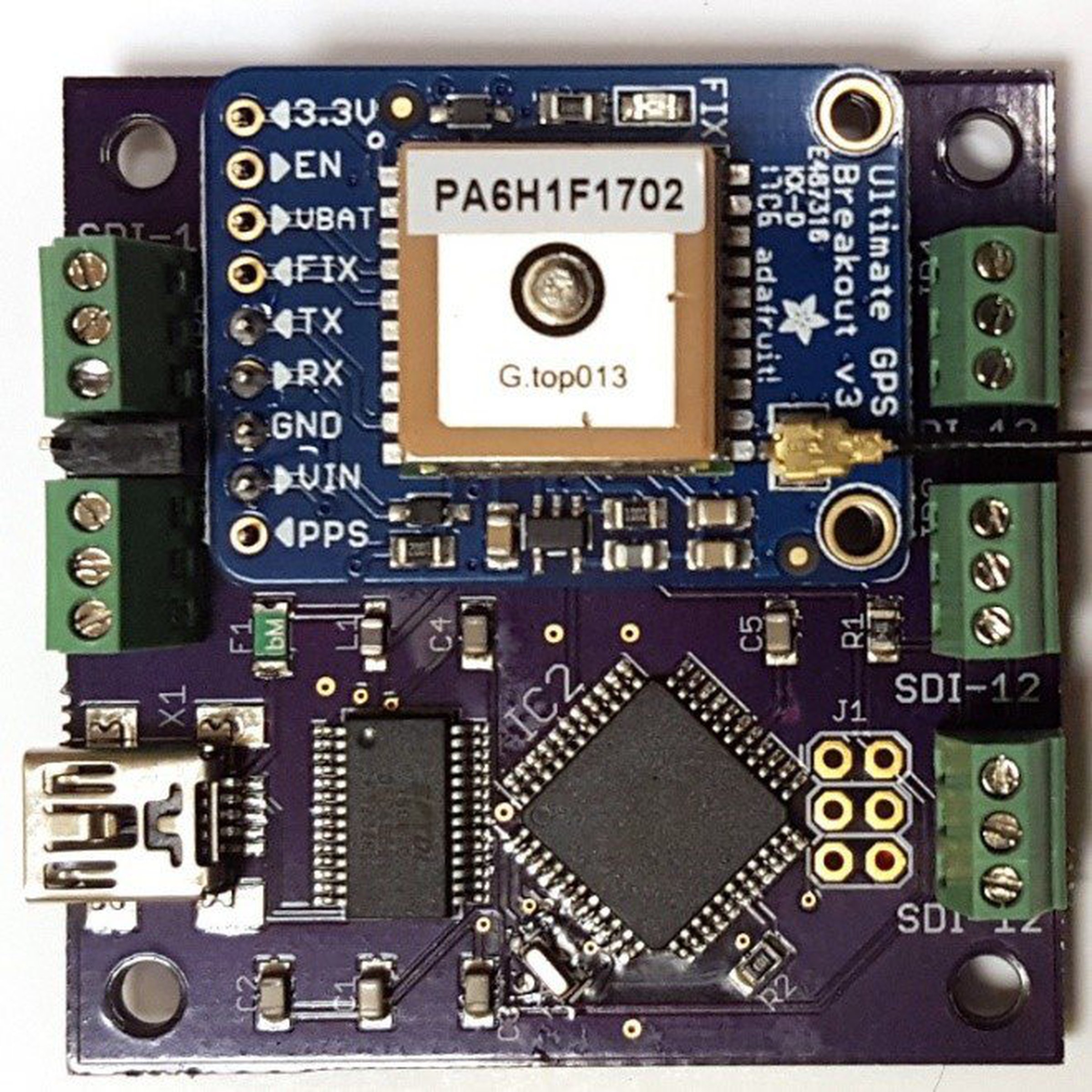 SDI-12 USB Adapter with GPS from Liudr arduino and physics gadgets on ...