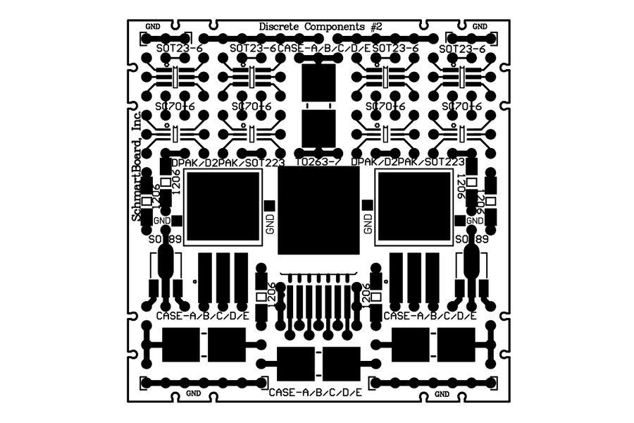 EZ Discrete Board #2 from Schmart on Tindie