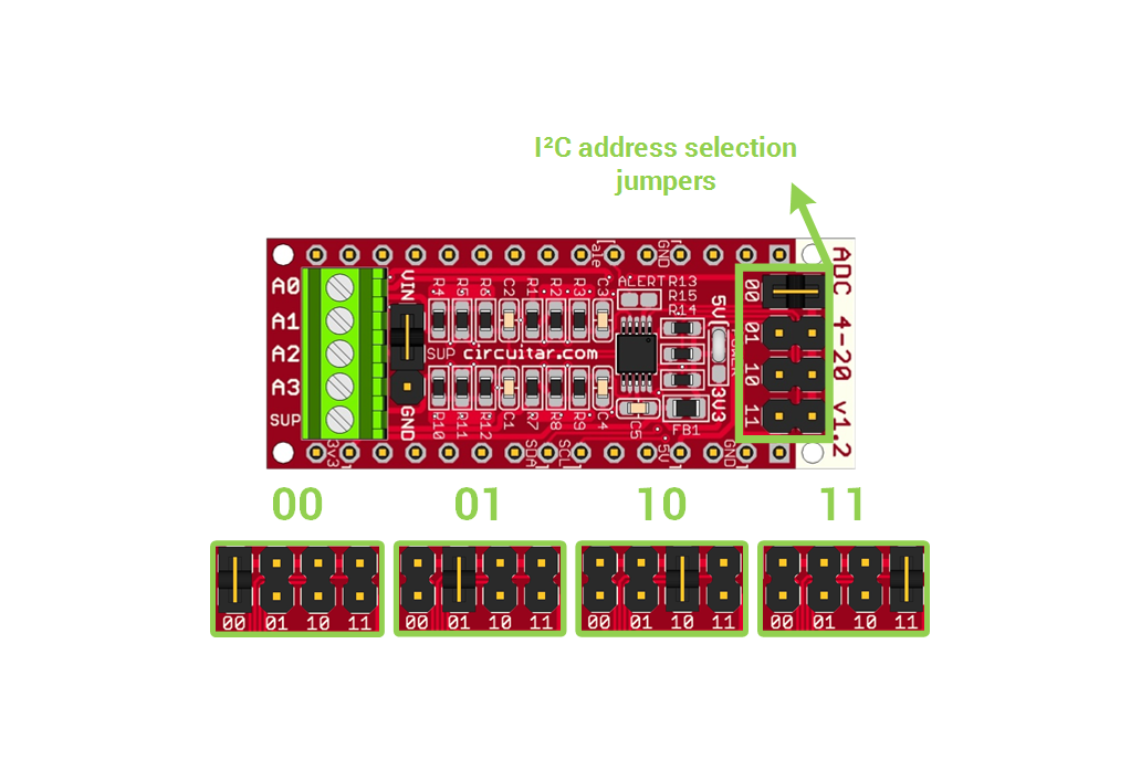 ADC 4-20 Nanoshield - ADS1115 for 4-20mA sensors from EletroShields on ...