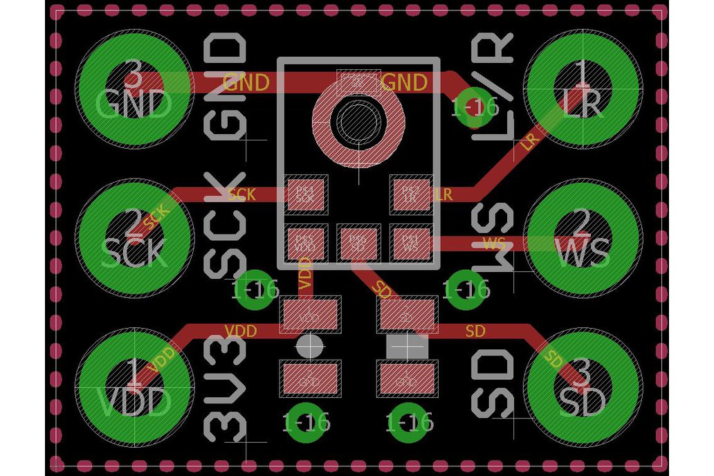 ICS43434 I2S Digital Microphone from Pesky Products on Tindie