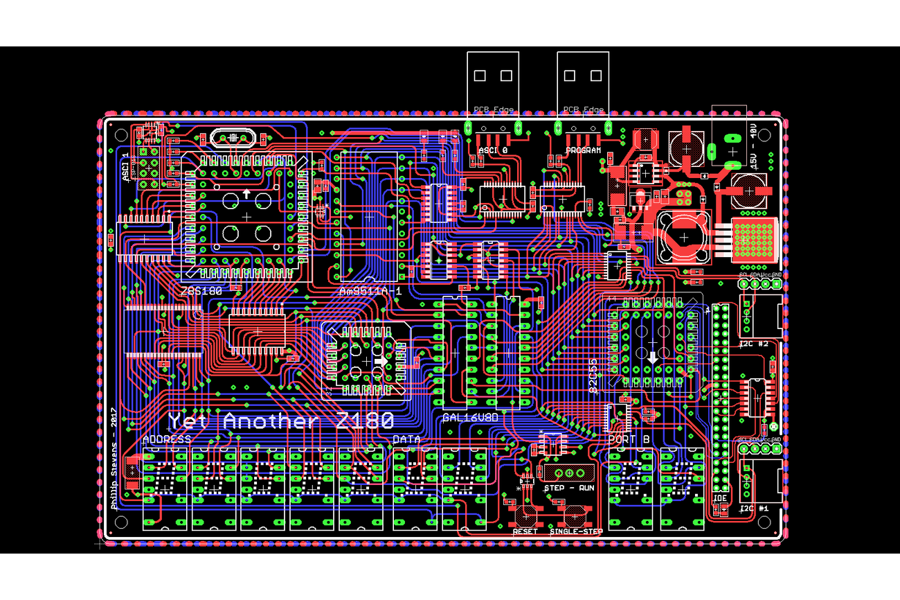 YAZ180 PCB - Modern Single Board Z80 Computer from Feilipu on Tindie