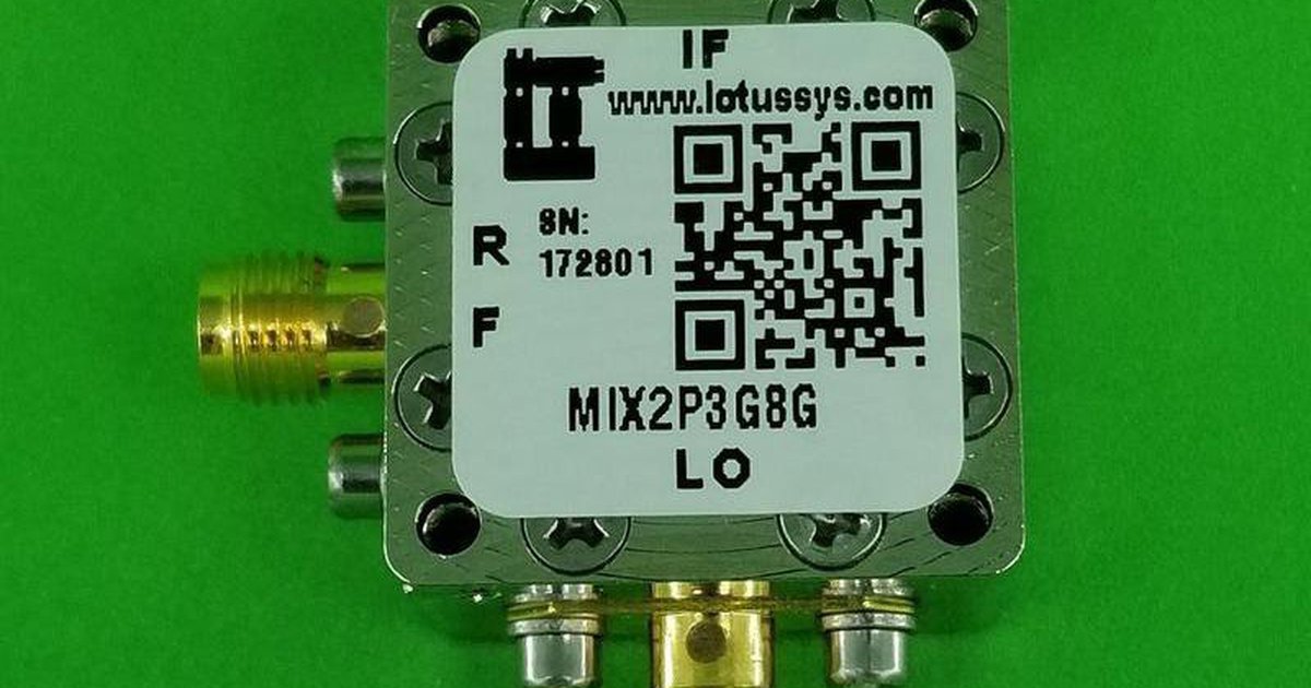 Frequency Mixer 2.3G - 8GHz RF (Passive) from LOTUS on Tindie