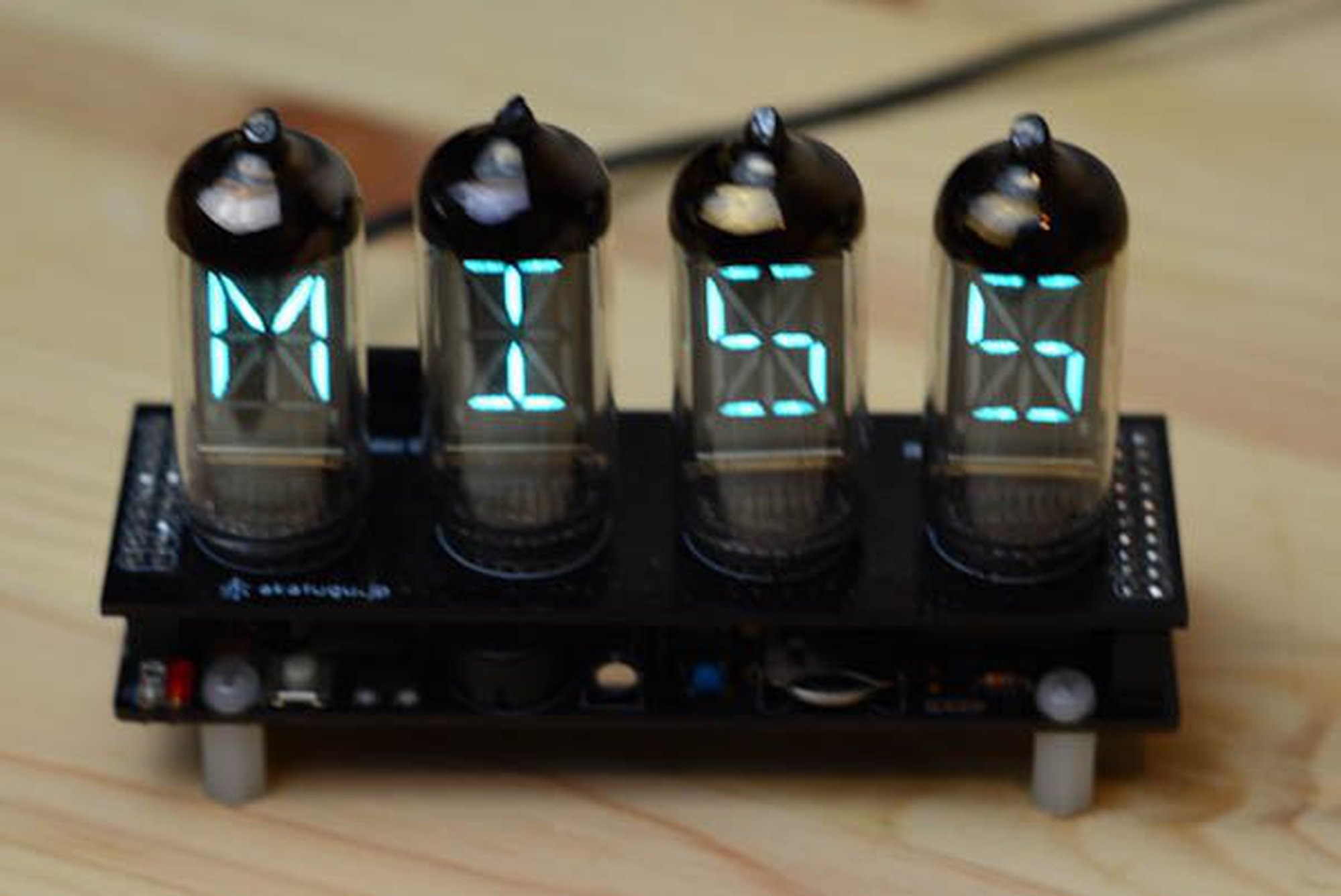 VFD Modular Clock IV-4 from Akafugu Corporation on Tindie