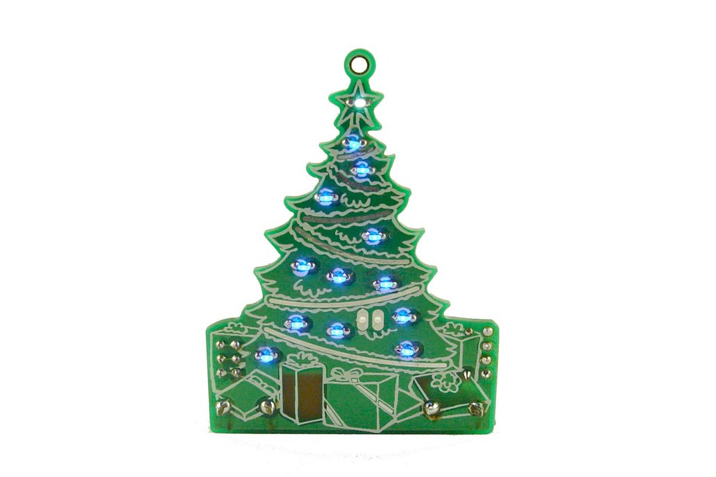 DIY Xmas desktop Tree 13 LED- KIT from KITS for KIDS on Tindie