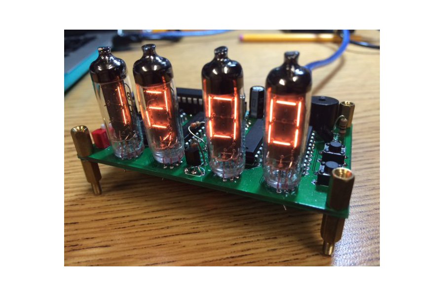 IV - 9 Numitron Tube Clock from celzey11 on Tindie