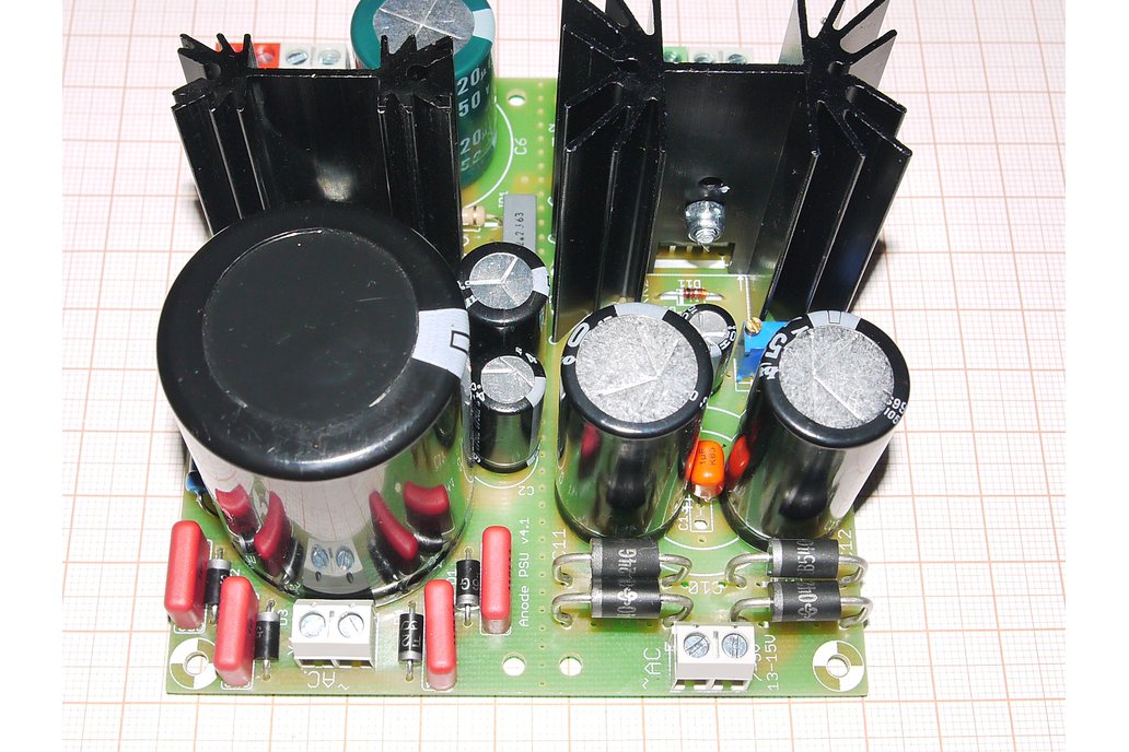 PSU for tube preamp adjustable double filter from stereo24 on Tindie